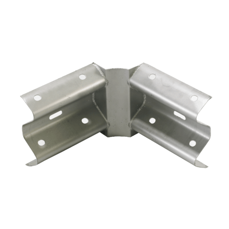 Flexible Armco Crash Barrier 90 Degree Corners – Internal – Galvanised ...