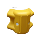 Plastic External Armco Corner – Yellow with Reflective (AR7) | BarrierMart