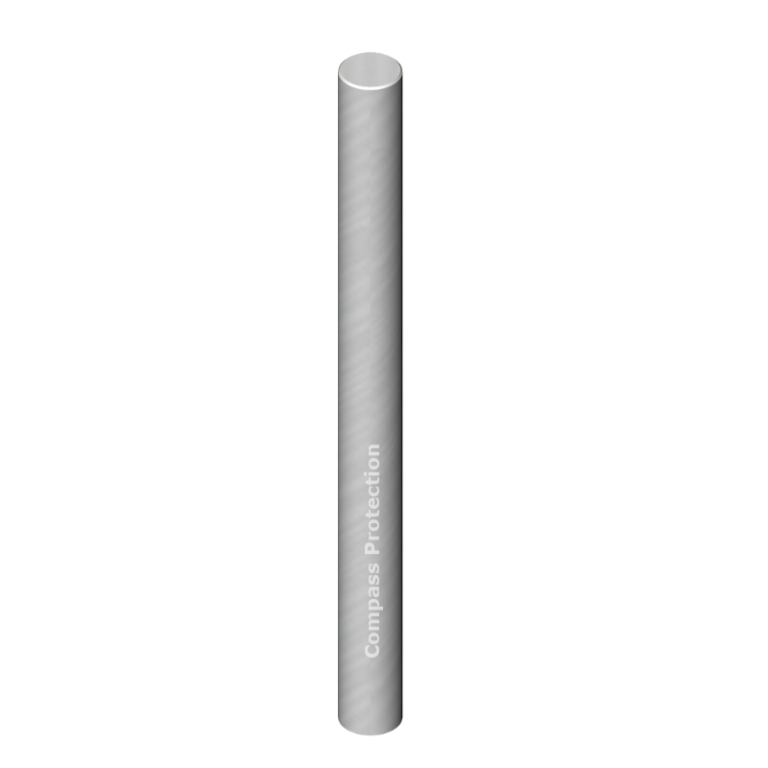 Secure Cast In Bollards - 88.9mm Diameter x 3mm | BarrierMart
