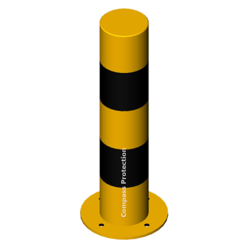 168.3 Ø Surface Mounted Bollards | BarrierMart