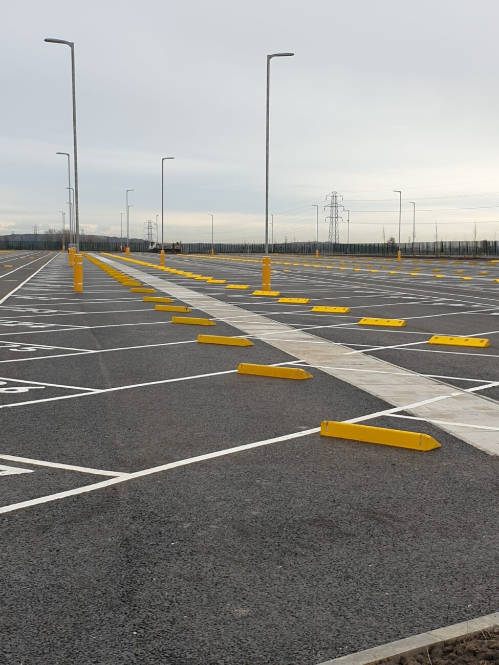 Car & Light Duty Wheel Stops (CPM-WS80) | BarrierMart